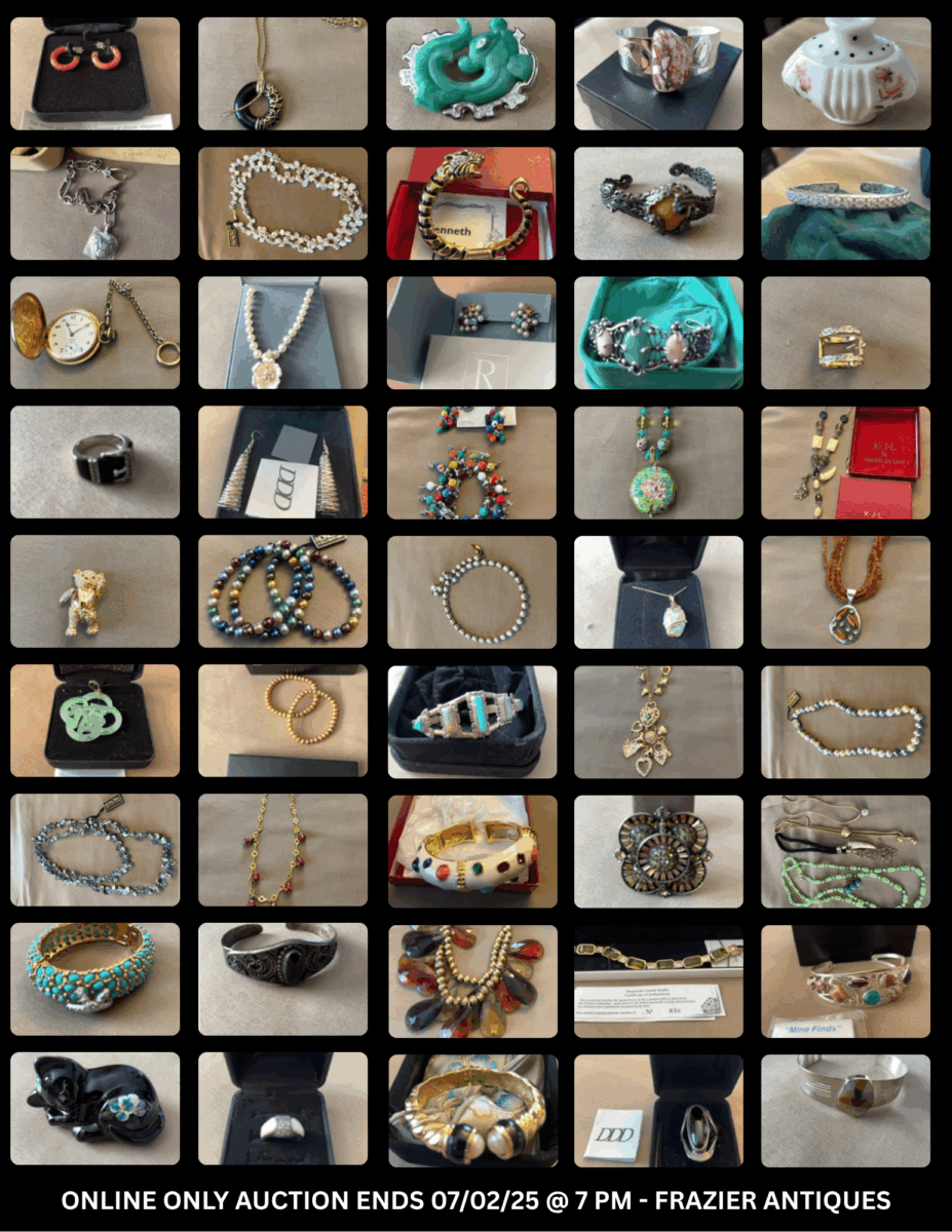 ONLINE ONLY AUCTION ENDS 07/02/25 @ 7 PM – FRAZIER ANTIQUES IN ...