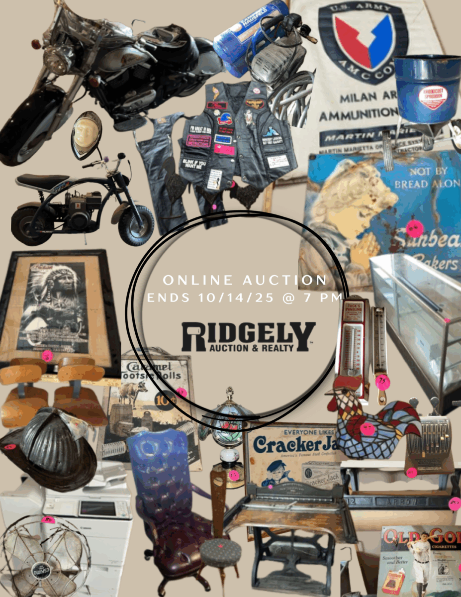 ONLINE ONLY AUCTION ENDS 10/14/25 @ 7 PM – JONES DOWNSIZING - Ridgely ...
